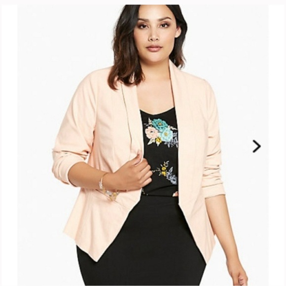 torrid | Jackets & Coats | Torrid Size 0 Womens Medium Cut Away Open ...